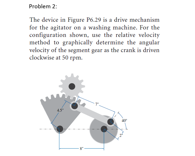 [Solved]: The device in Figure P6.29 is a drive mechanism
