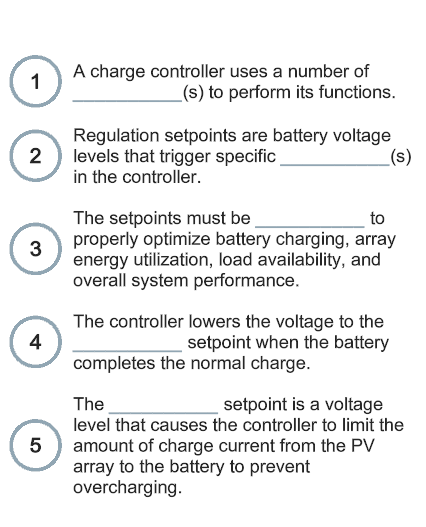 Solved A charge controller uses a number of (s) ﻿to perform | Chegg.com