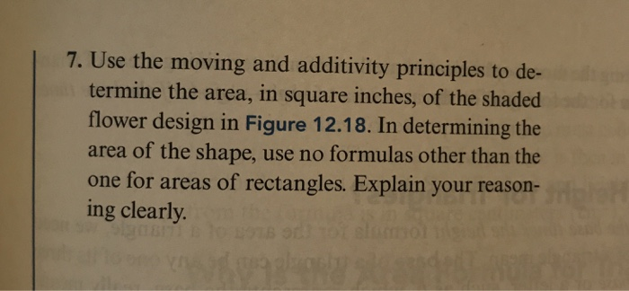 Solved 7. Use the moving and additivity principles to de- | Chegg.com