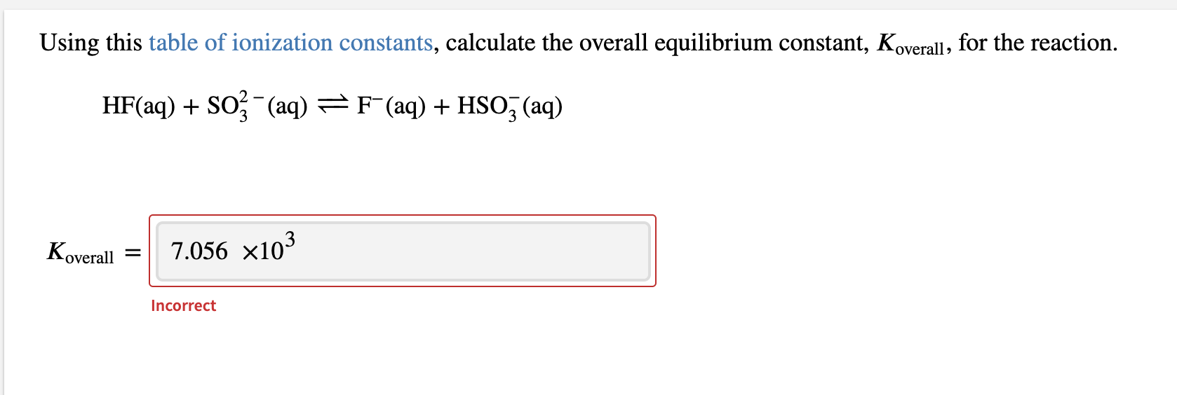 Solved Acid Formula Ionization Constant K Base Formula | Chegg.com