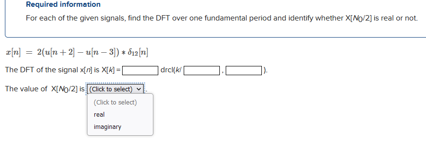 Solved Required informationFor each of the given signals, | Chegg.com