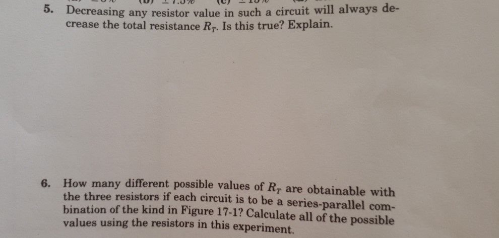 Solved (a) True False short-circuit? 5. What are the | Chegg.com