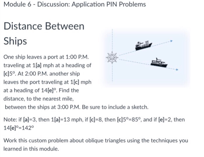 Solved Module 6 - Discussion: Application PIN Problems | Chegg.com
