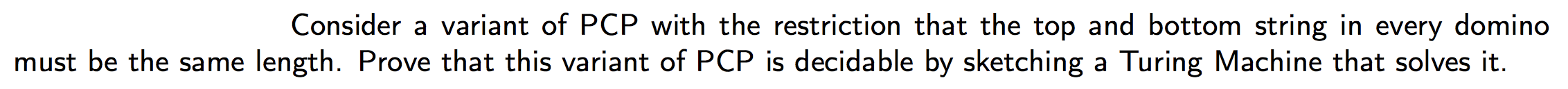 Consider a variant of PCP with the restriction that | Chegg.com