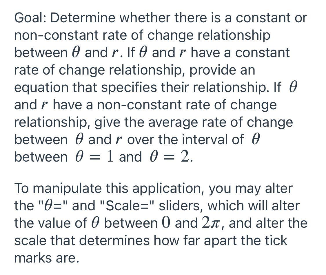 Goal: Determine whether there is a constant or | Chegg.com
