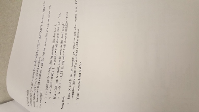 Solved Aomember You Can Assume That S Bit Variables Temip 8011