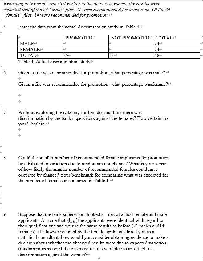 Solved Spotlight Task: A Case of Possible Discrimination | Chegg.com