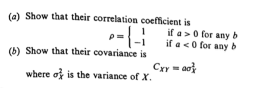 Solved 5.1-9 Two random variables X and Y are related by the | Chegg.com