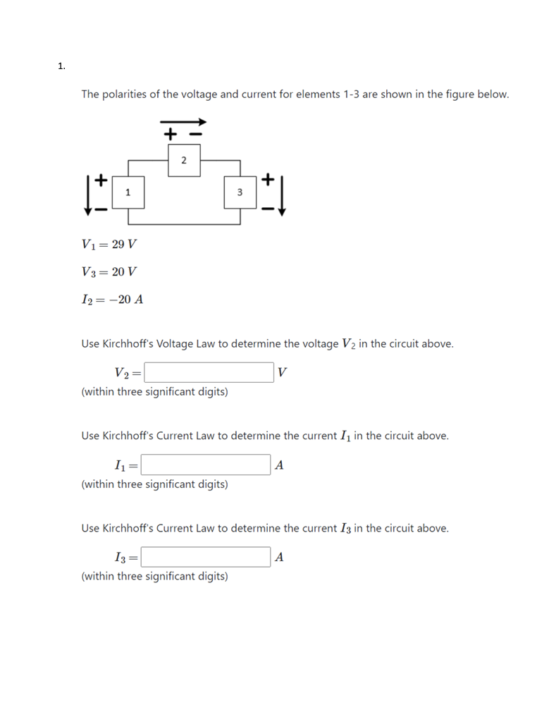 Solved The polarities of the voltage and current for | Chegg.com