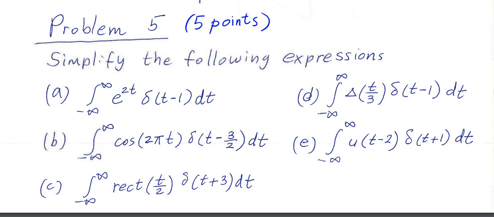 Solved Problem 5 (5points) Simplify the following | Chegg.com