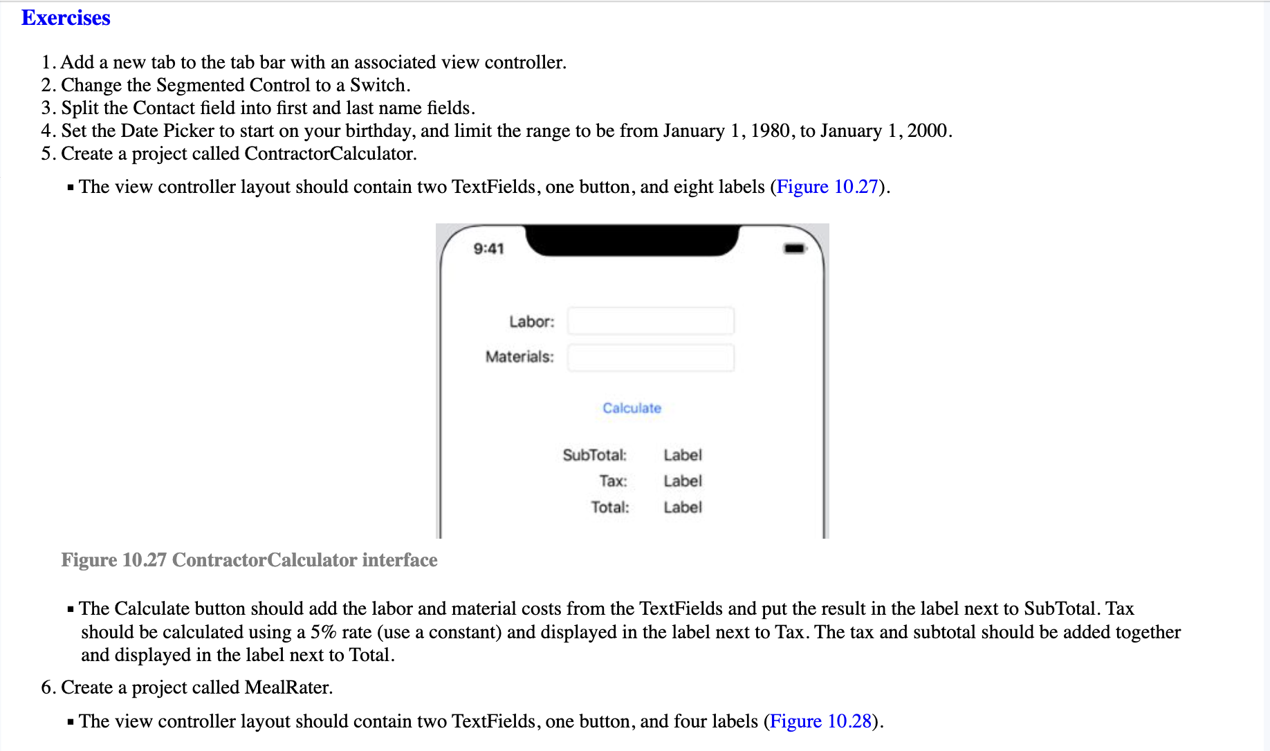 Solved Week 5 - Project 5 (Chapter 10, pg. 193, Exercise #5 | Chegg.com
