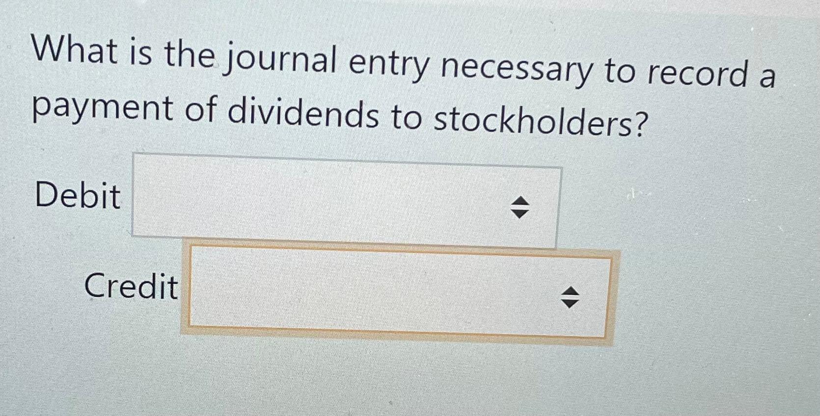 Solved What is the journal entry necessary to record a | Chegg.com