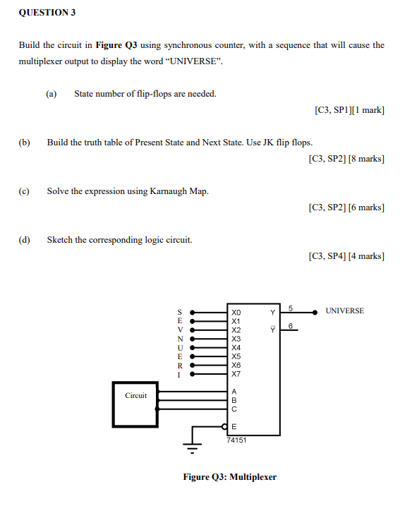 Solved QUESTION 3 Build the circuit in Figure Q3 using | Chegg.com