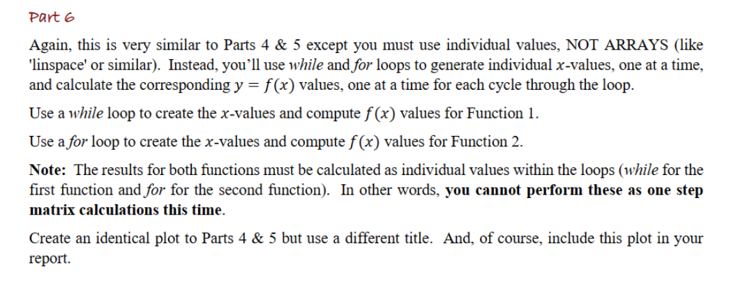 Solved Parts 4, 5 and 6 are all very similar but you are | Chegg.com