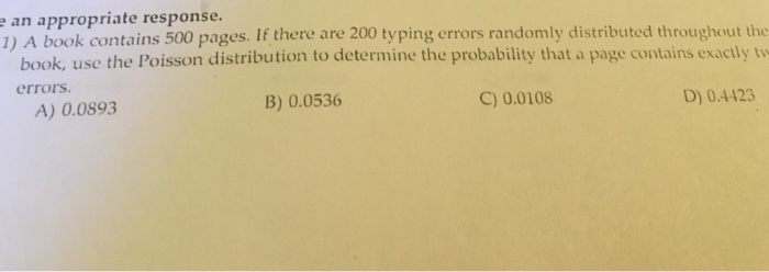 Solved A book contains 500 pages. If there are 200 typing | Chegg.com