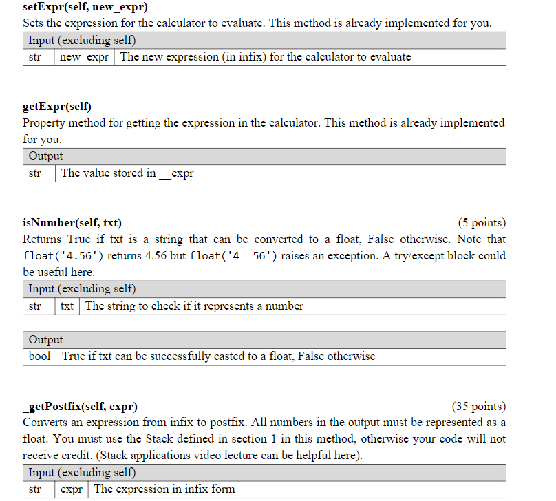 Solved Implement a class that calculates mathematic | Chegg.com