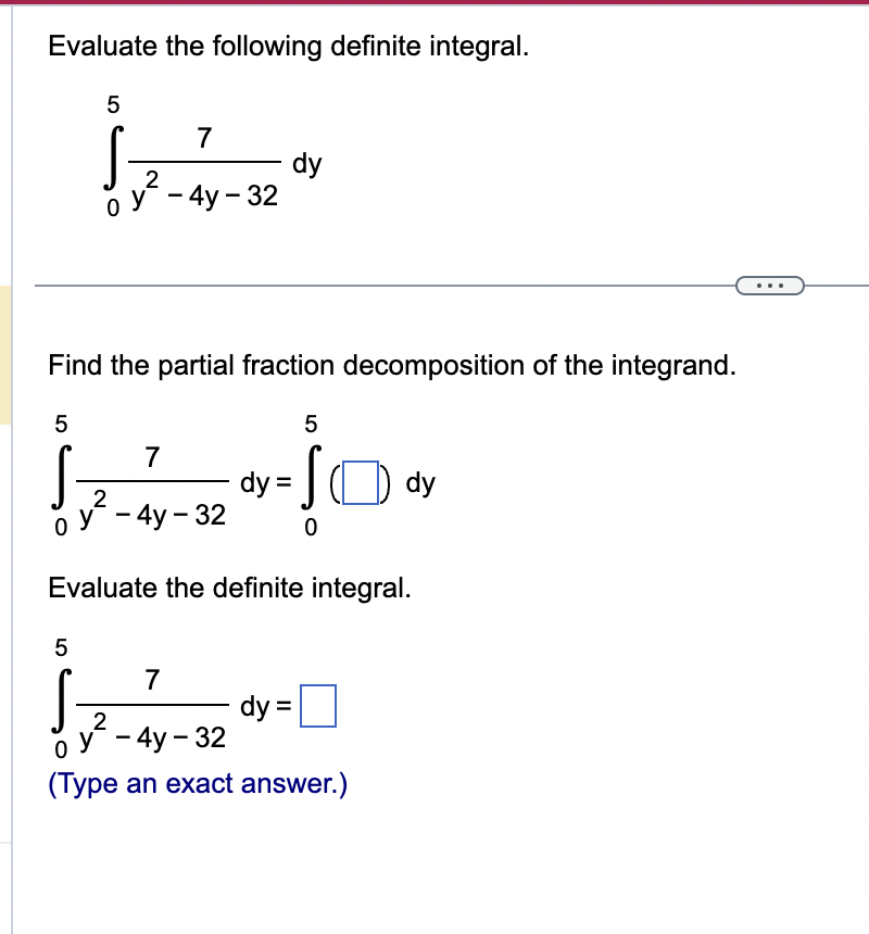 Solved Evaluate the following definite integral. | Chegg.com