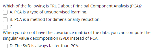 Solved Which of the following is TRUE about Principal | Chegg.com