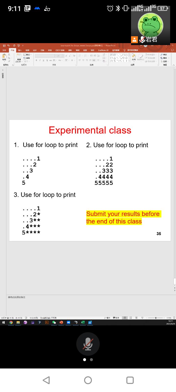 Solved Experimental class 1. Use for loop to print 2. Use | Chegg.com