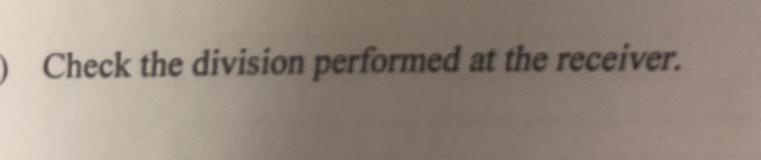 Solved 2. Using the CRC polynomial 1101, a) Compute the CRC | Chegg.com