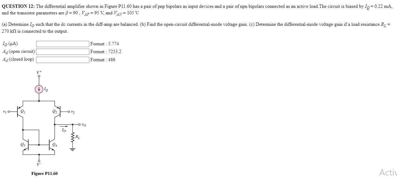 Solved QUESTION 1: Consider the class-A emitter-follower | Chegg.com
