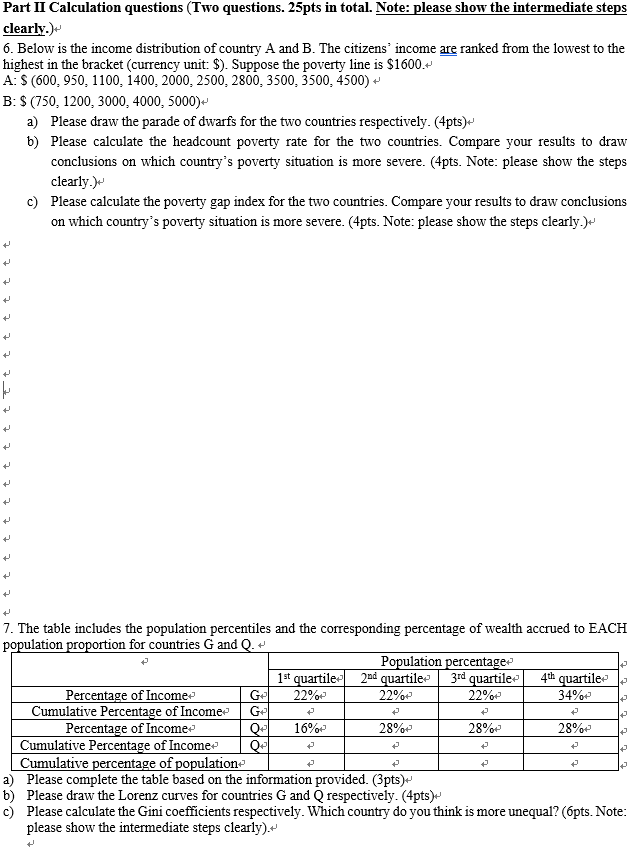 Solved Part II Calculation questions (Two questions. 25pts | Chegg.com Solved Part II Calculation questions (Two questions. 25pts | Chegg.com