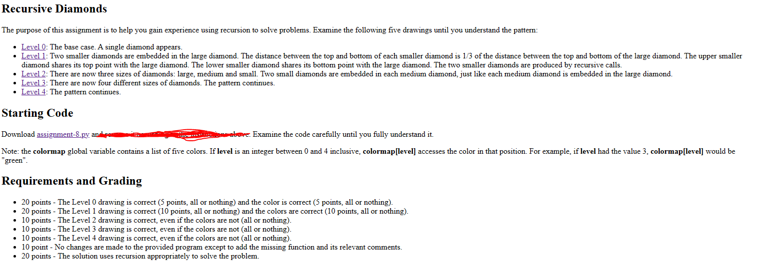 Solved Assignment 8.py import turtle import math # | Chegg.com