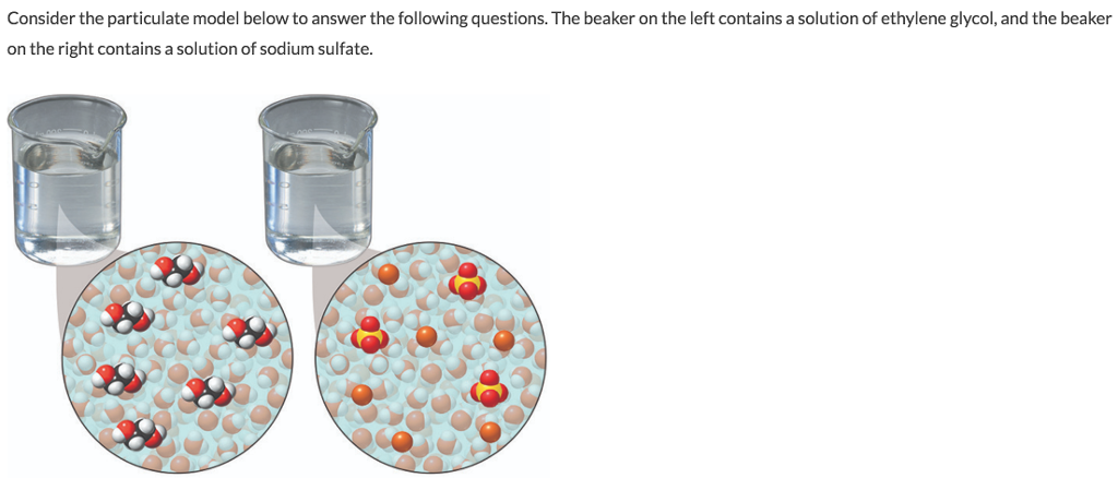 Solved Consider the particulate model below to answer the | Chegg.com