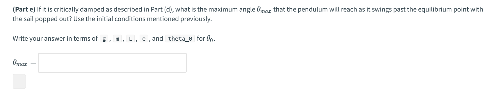 Solved \r\n\r\n\r\n(Part d) Find the value of \\( R \\) for | Chegg.com