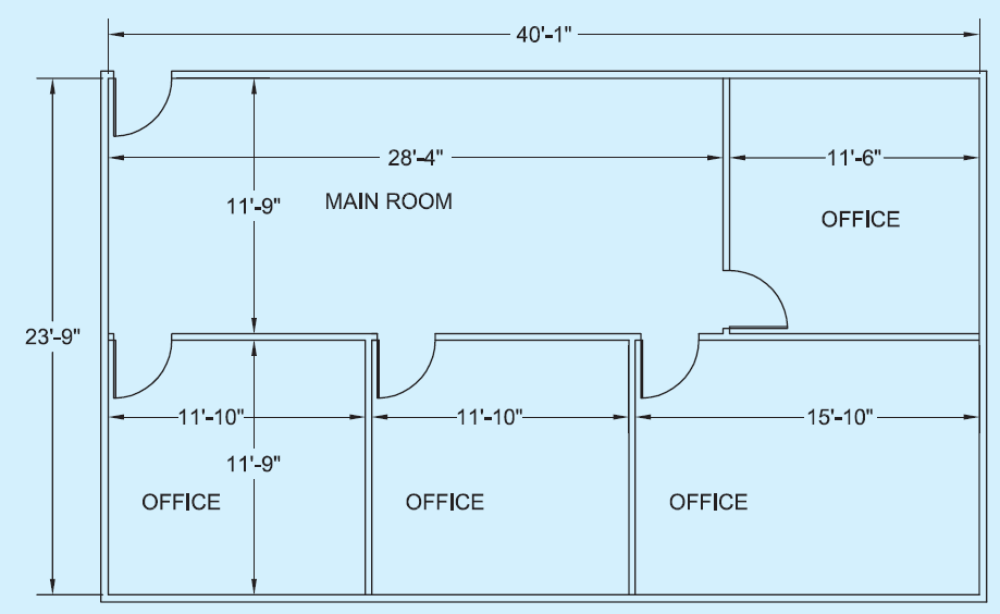 Solved Determine the number of 4-foot-wide by 8-foot-high | Chegg.com