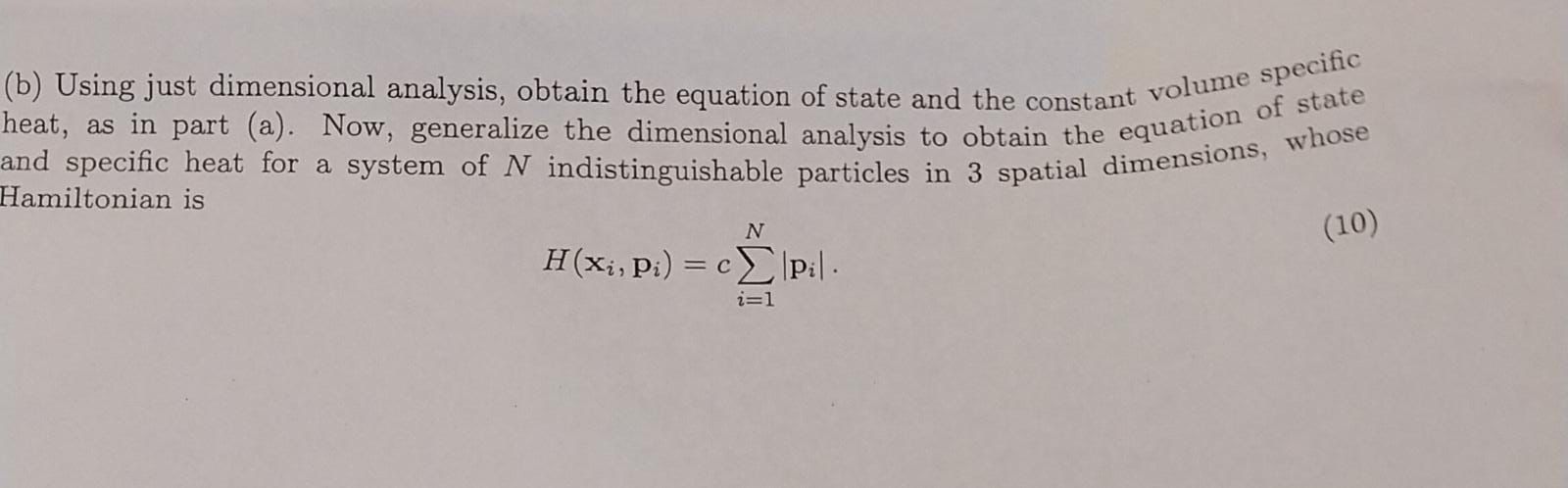 Solved 4. [Extra Credits]. Consider a system of N | Chegg.com