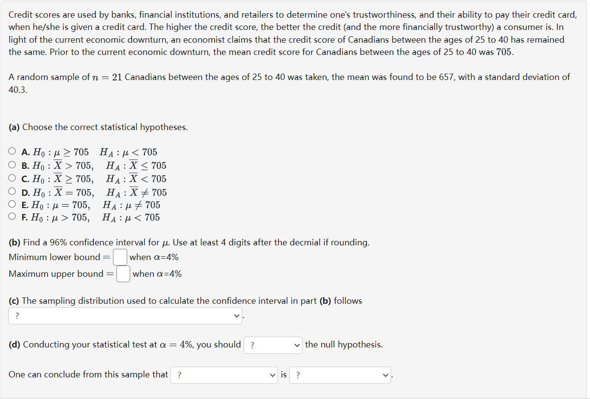 Solved Credit scores are used by banks, financial | Chegg.com