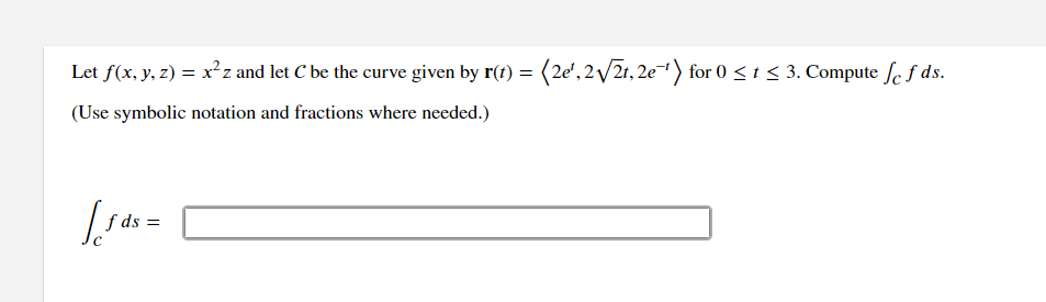 Solved Let F = (****). Calculate div(F) and curl(F). (Use | Chegg.com