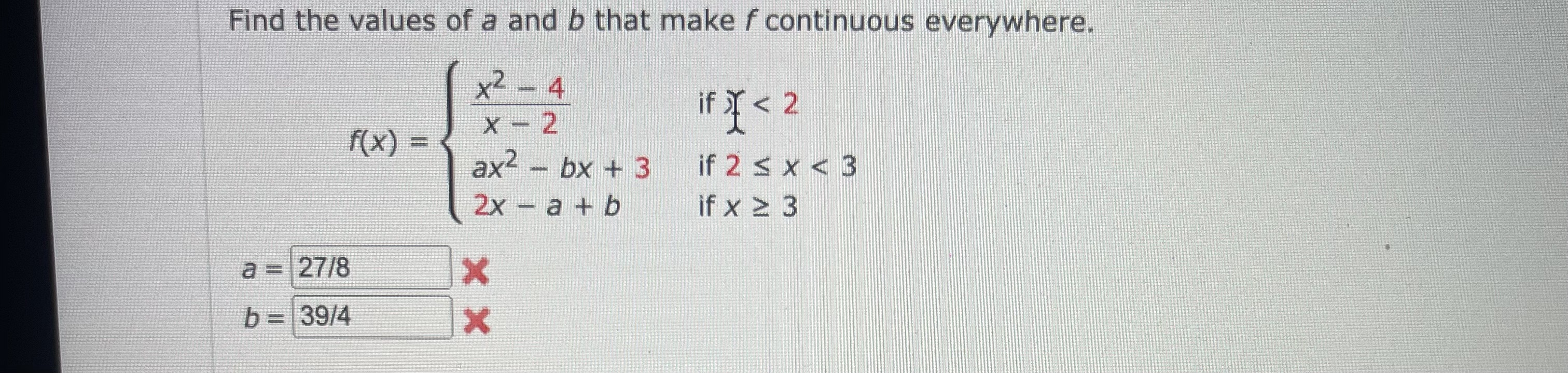 Solved Find all values of x for which the function is | Chegg.com