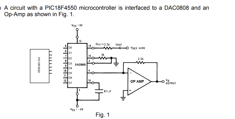 Solved A Circuit With A Pic18f4550 Microcontroller Is 2231