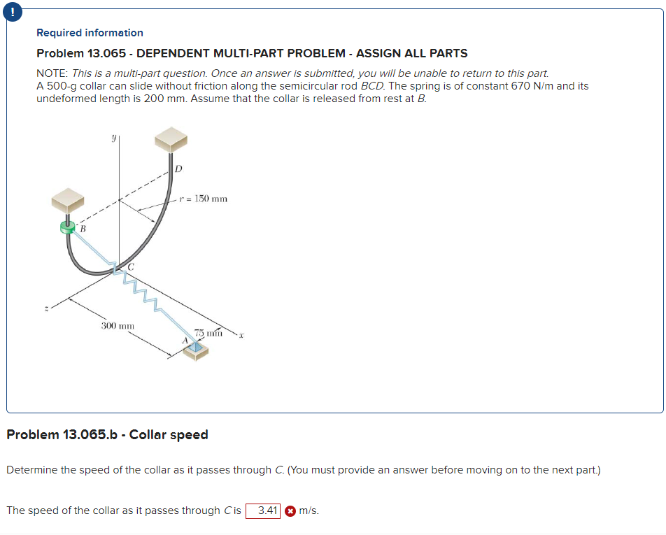 Solved Required information Problem 13.065 - DEPENDENT | Chegg.com