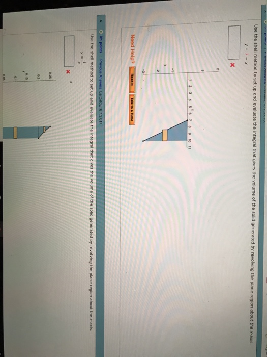 Solved Use the shell method to set up and evaluate the | Chegg.com