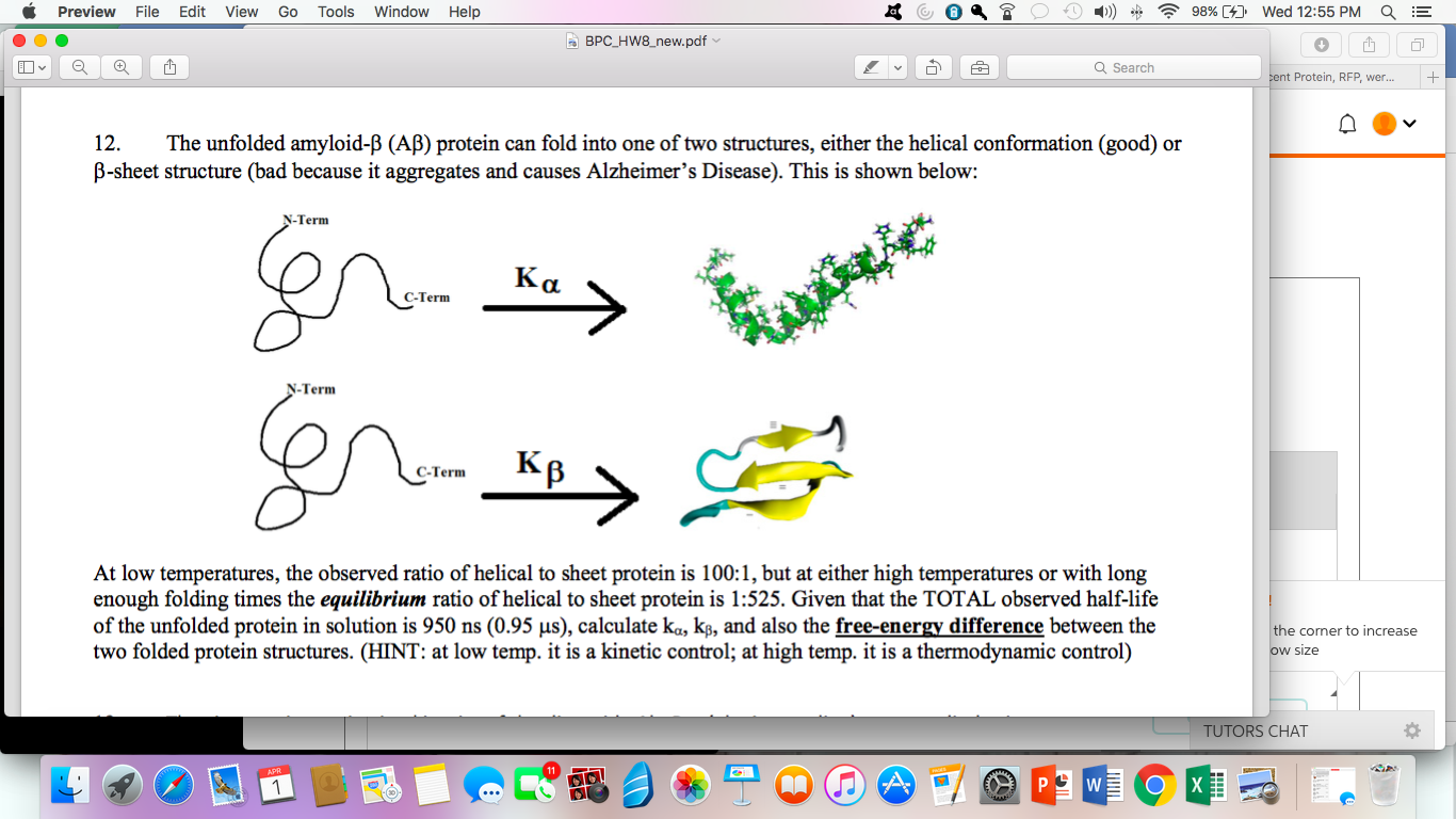 calculate k(alpha), k(beta), and also the | Chegg.com