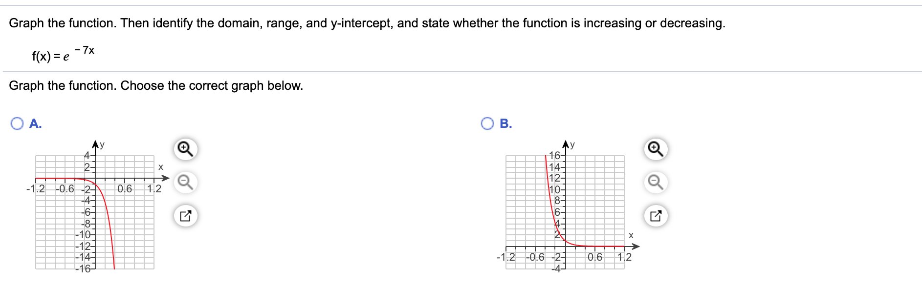 Solved Graph the function. Then identify the domain, range, | Chegg.com