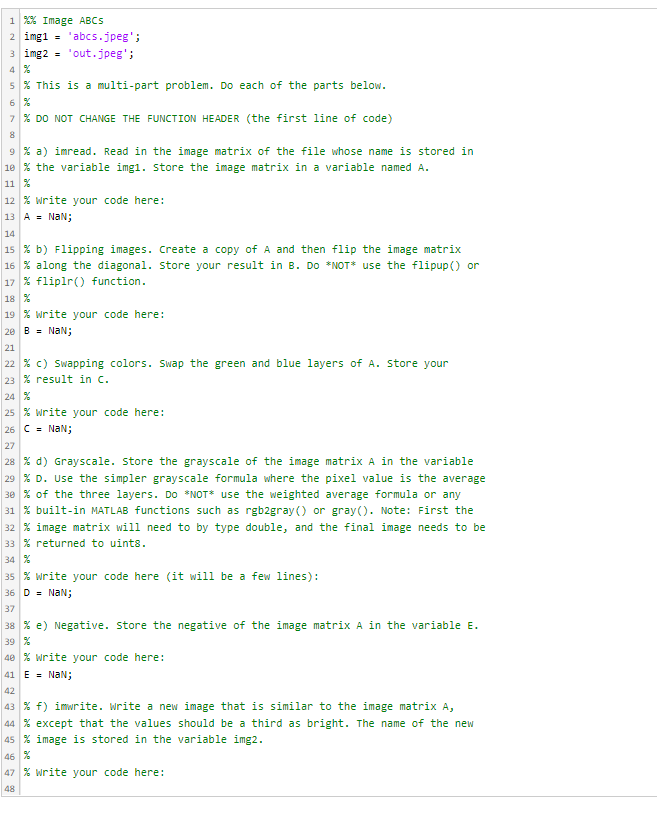 Solved MATLAB MATLAB MATLAB | Chegg.com Solved MATLAB MATLAB MATLAB | Chegg.com