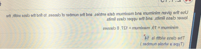 Solved n ert bns eehtne stsb mumixsm bns muminim nevig erit | Chegg.com