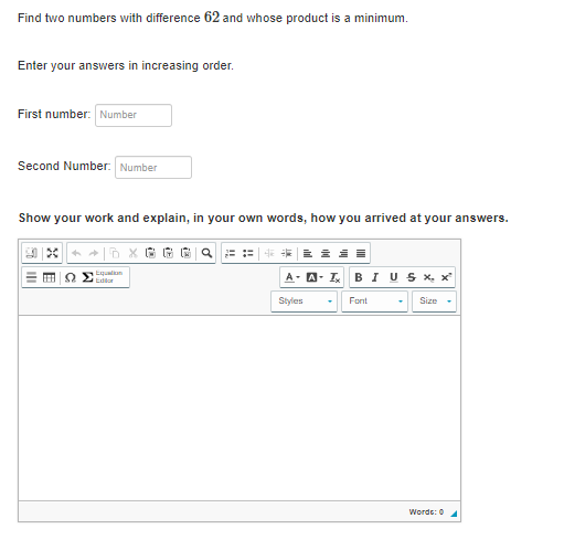 Solved Show your work and explain, in your own words, how | Chegg.com