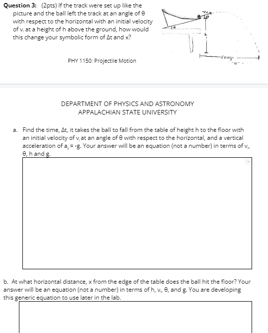 Solved Question 3: (2pts) If the track were set up like the | Chegg.com