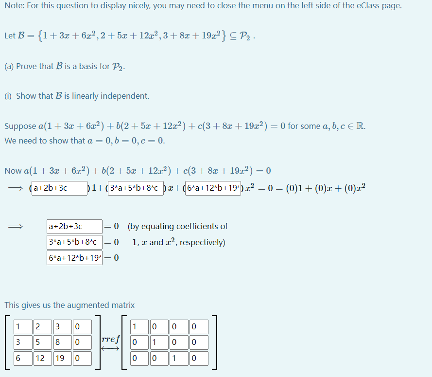 Solved Note: For this question to display nicely, you may | Chegg.com