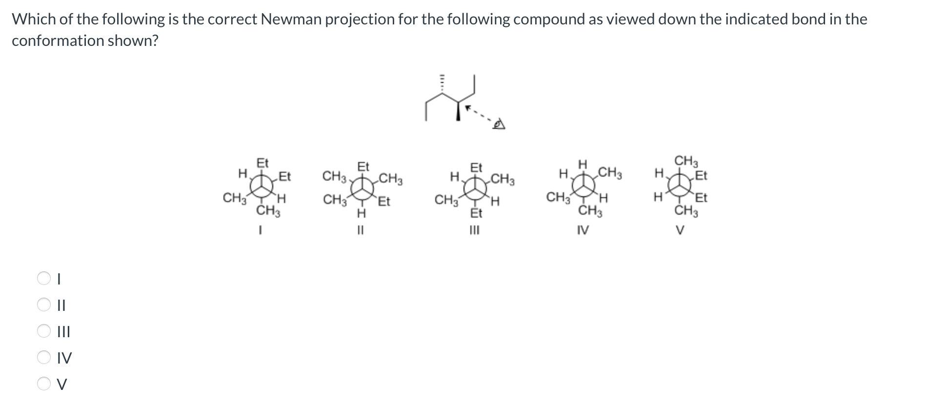 Solved Which Of The Following Is The Correct Newman Chegg