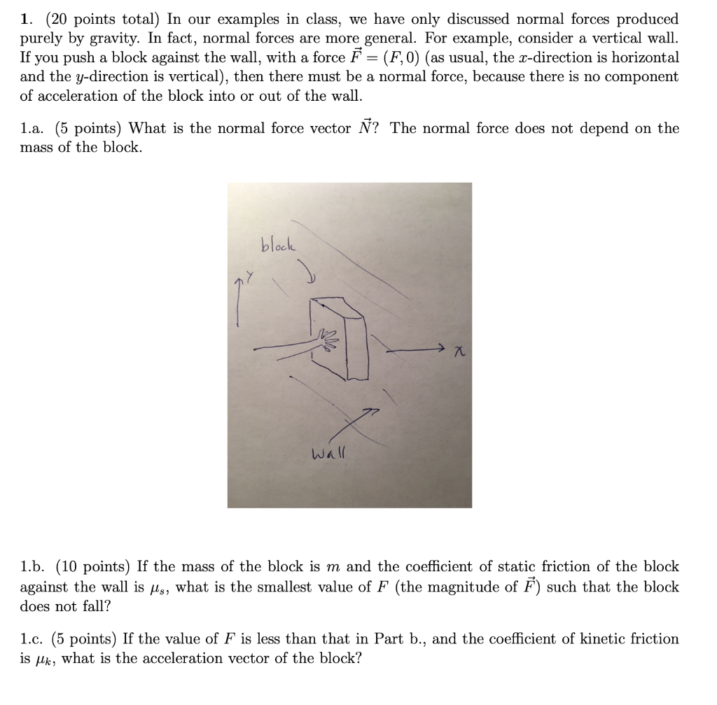 Normal Force Examples