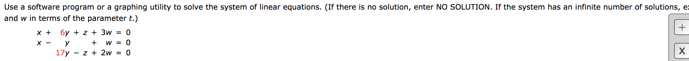Solved Use a software program or a graphing utility to solve | Chegg.com