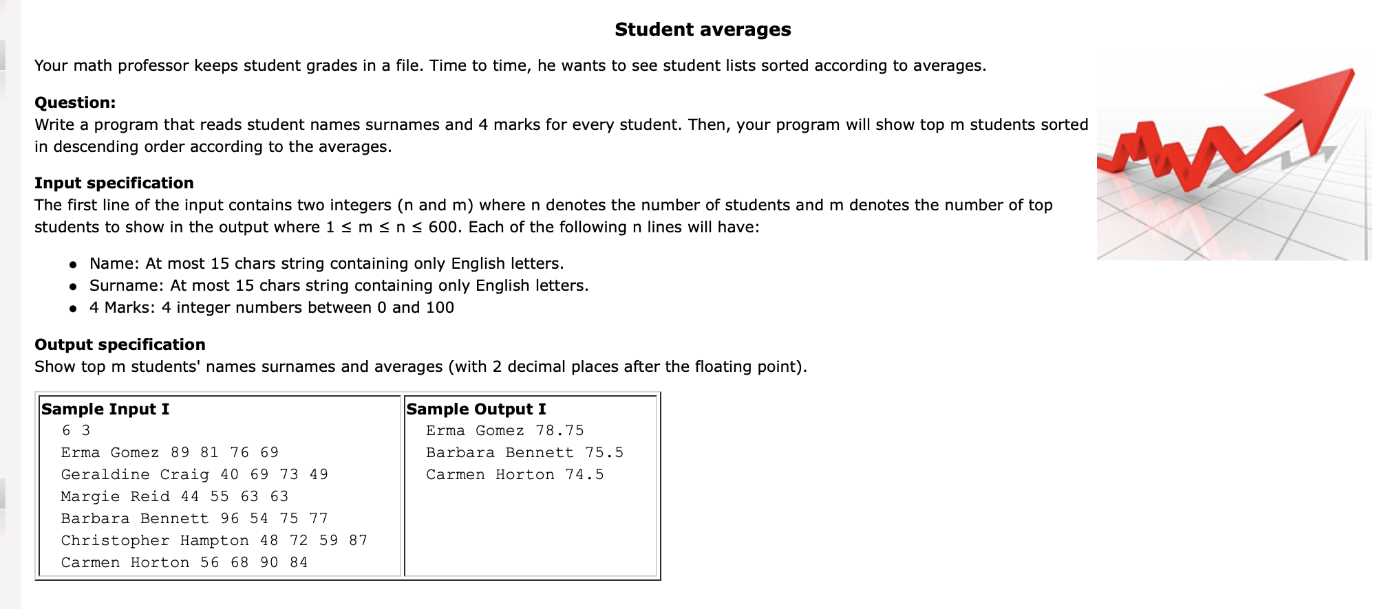 Solved Student averages Your math professor keeps student | Chegg.com