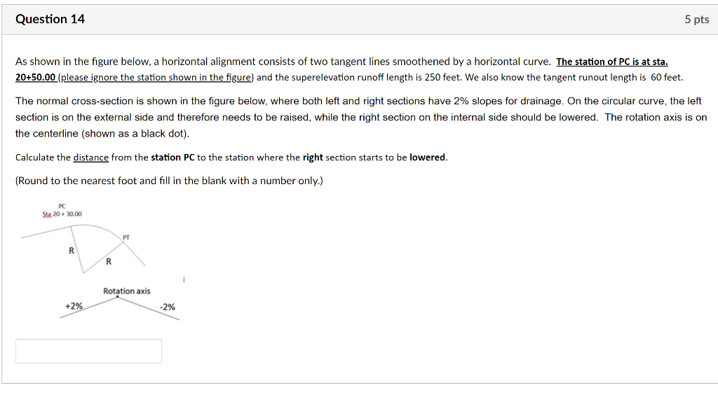 Solved As shown in the figure below, a horizontal alignment | Chegg.com