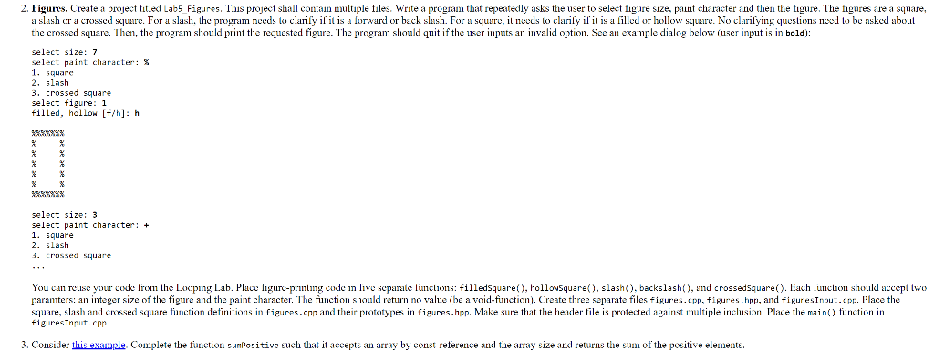 Solved select size: 7 select paint character: s 1. 5 पแลनट | Chegg.com